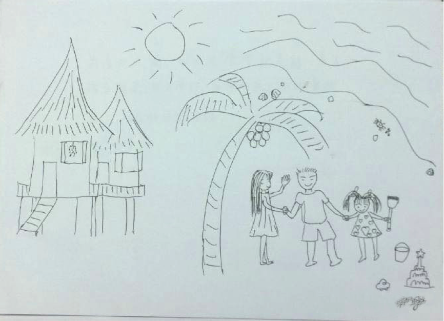 简单的房子树人的图画房子树人简笔画房子简笔画简单第9页大山谷图库